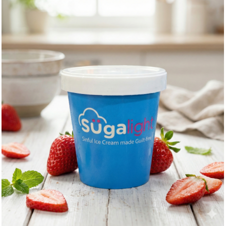 Sugalight Strawberry Bliss Pint - Sugar Free Ice Cream SG